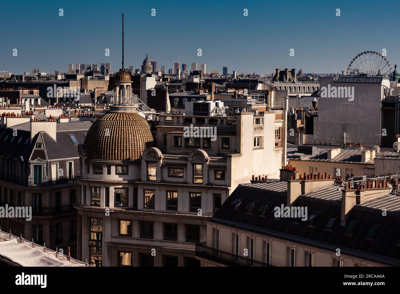 View of Panoramic top view of Paris, France Stock Photo - Alamy