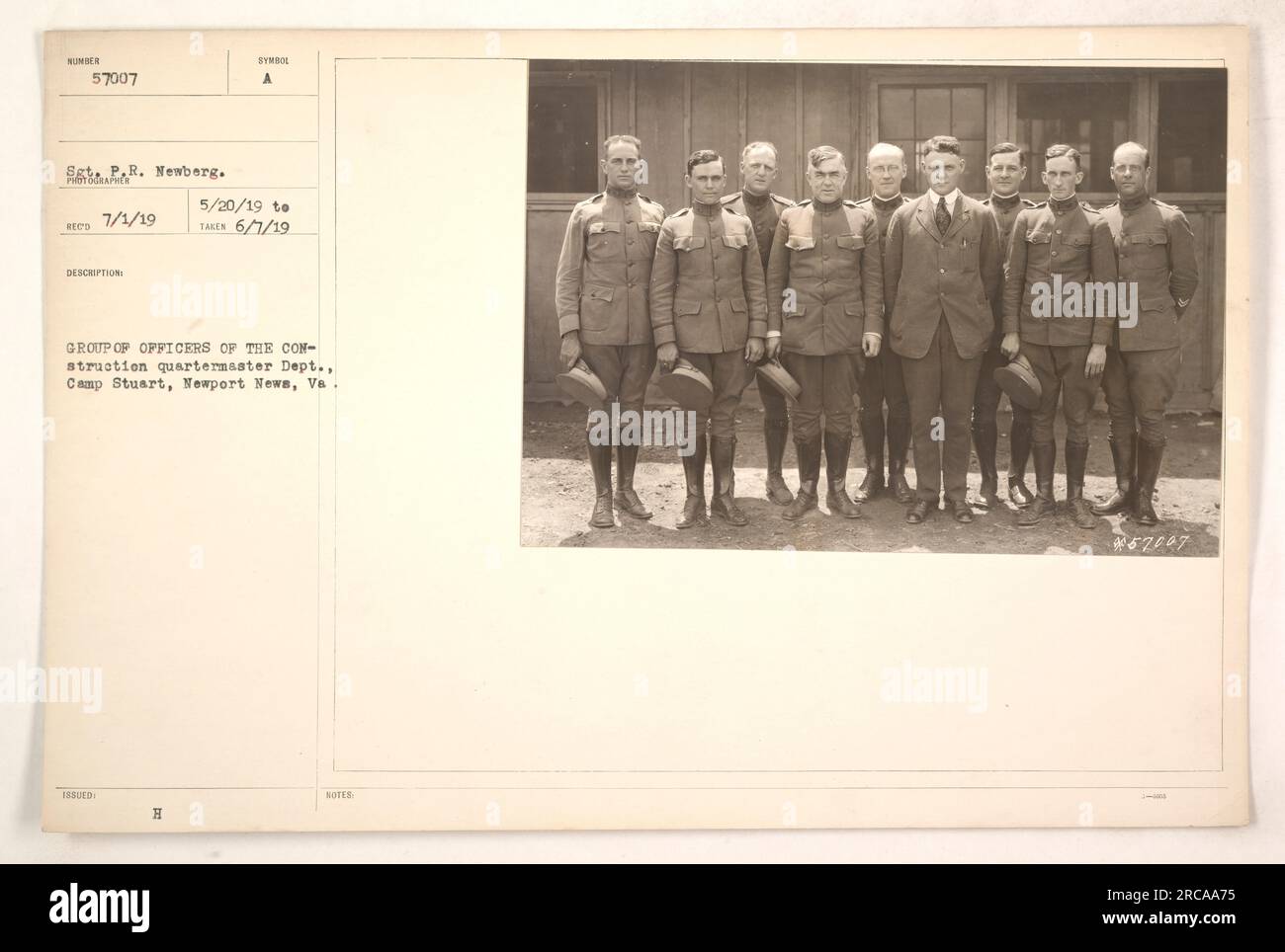 Camp stuart officers hi-res stock photography and images - Alamy