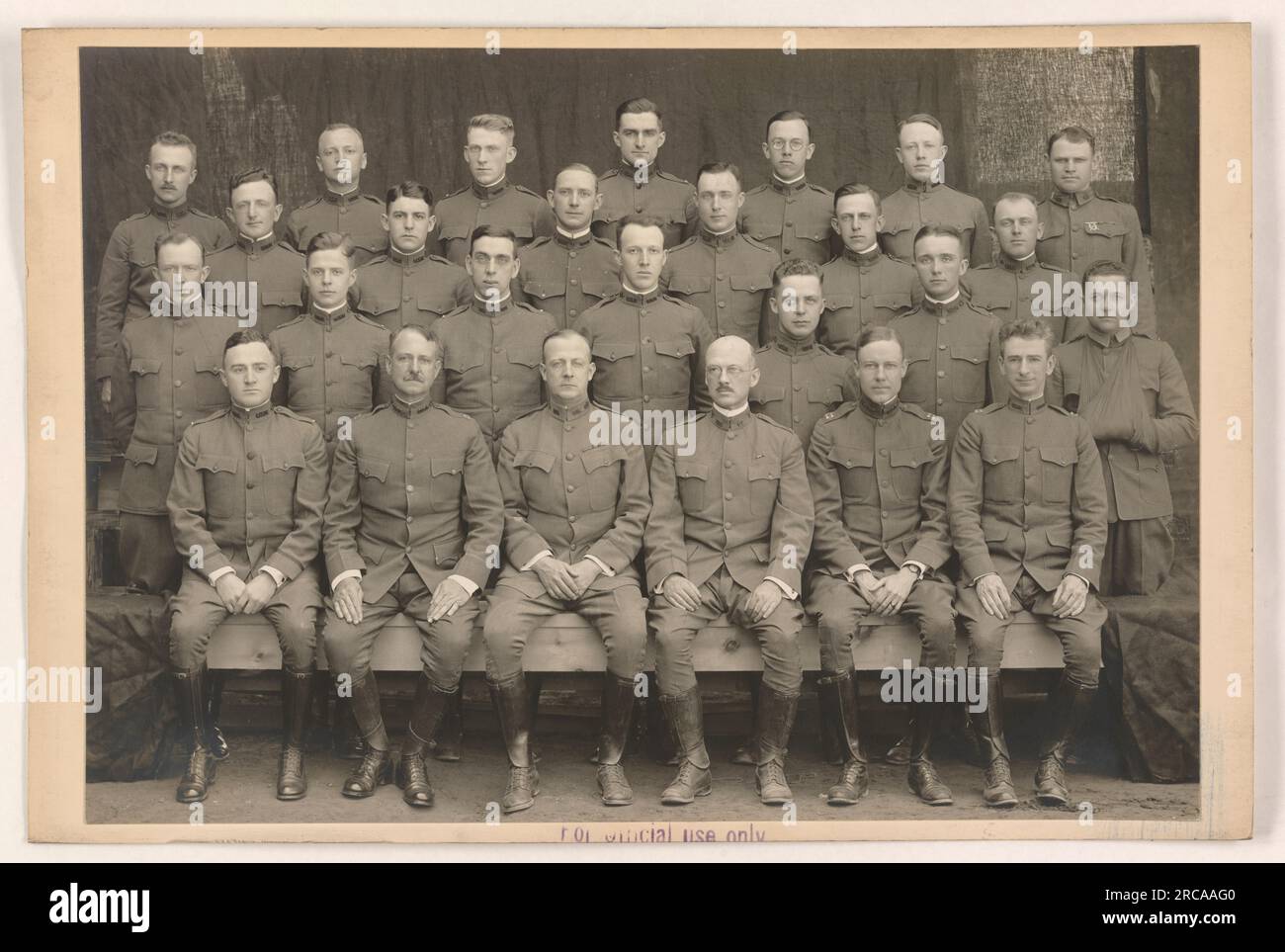 Military staff members of the U.S. Military Academy posing outside the ...