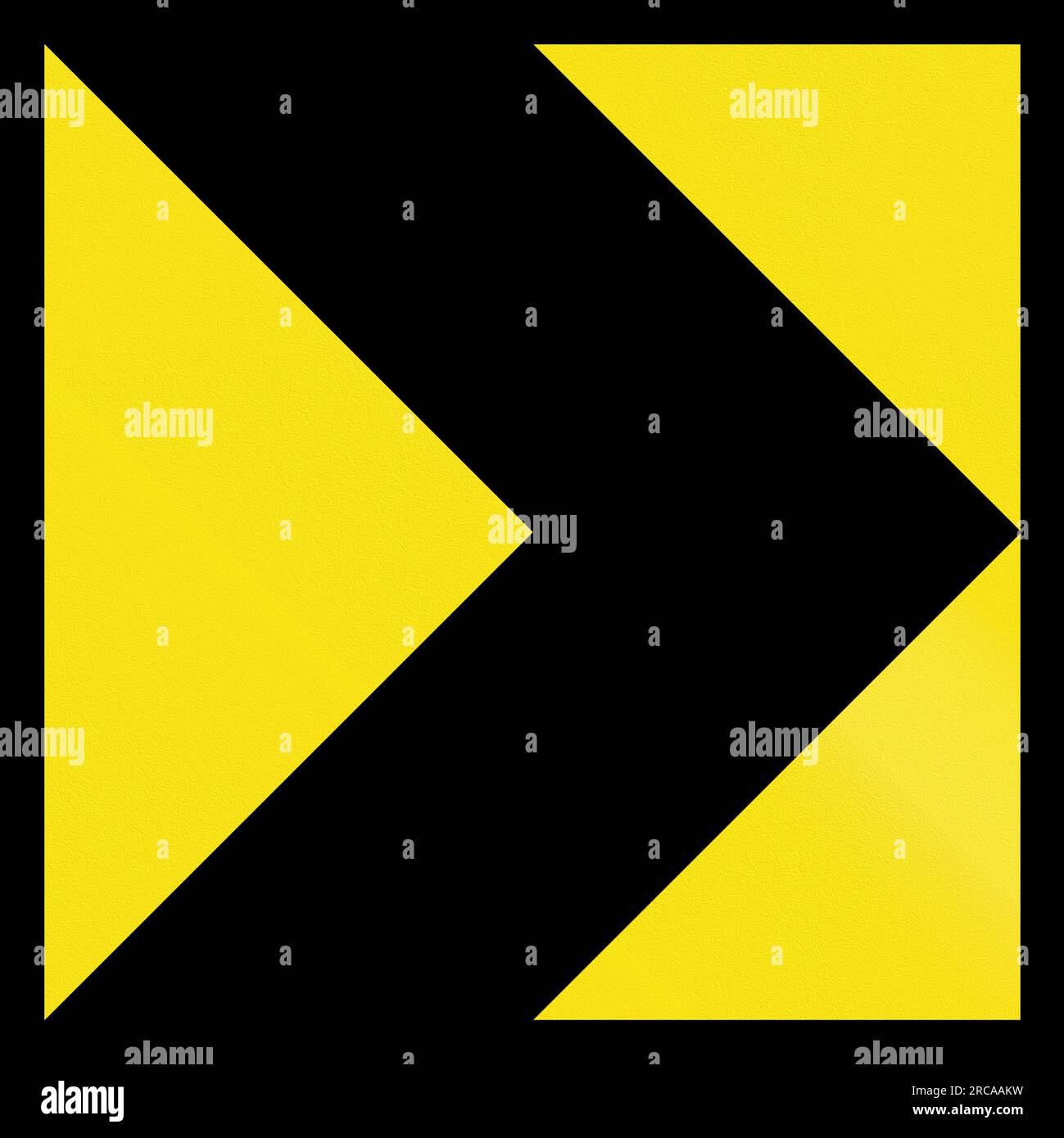 Australian chevron alignment pointing to the left Stock Photo - Alamy