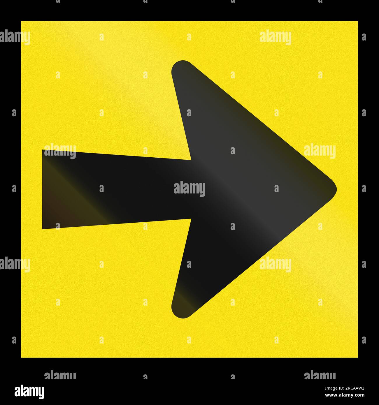 Australian arrow alignment pointing to the left Stock Photo - Alamy