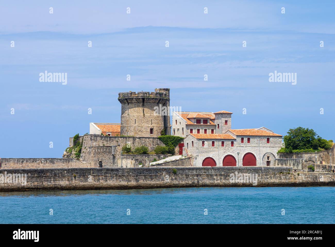Fort de Socoa, historic coastal defensive fortress protecting the Bay ...