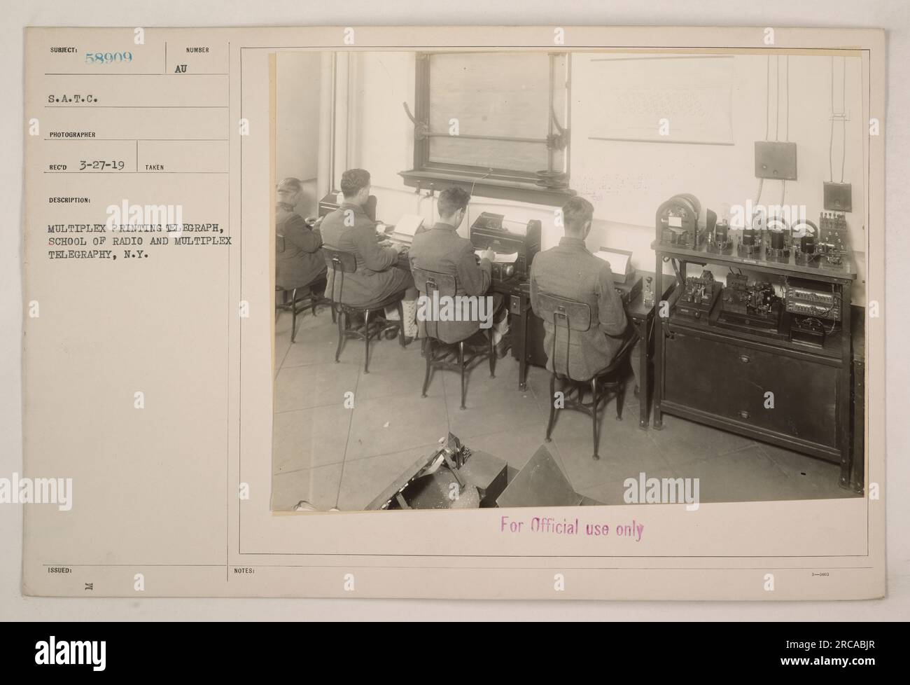 School of radio and multiplex tele hi-res stock photography and images ...