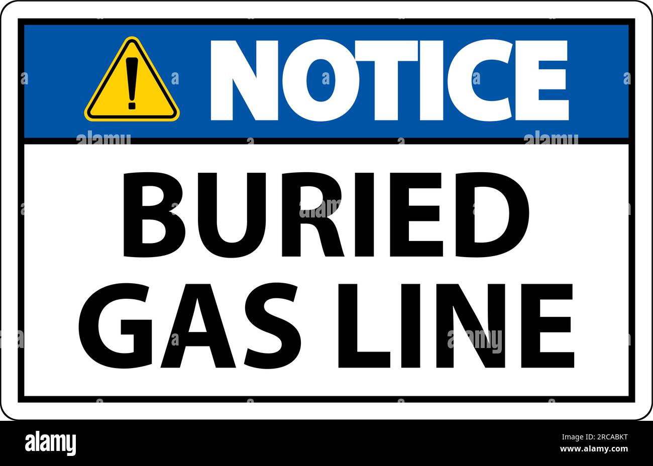 Gas pipeline warning sign Stock Vector Images - Alamy