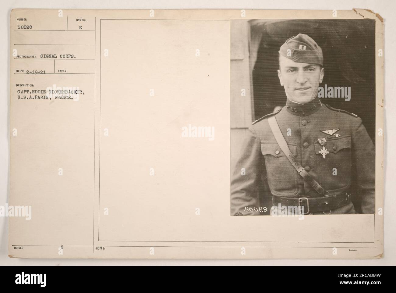 Captain eddie rickenbacker hi-res stock photography and images - Alamy