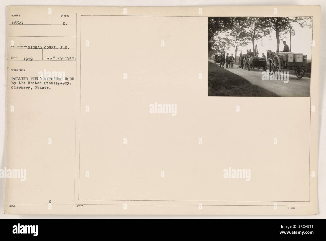 Soldiers of the United States Army in Chermery, France using rolling ...