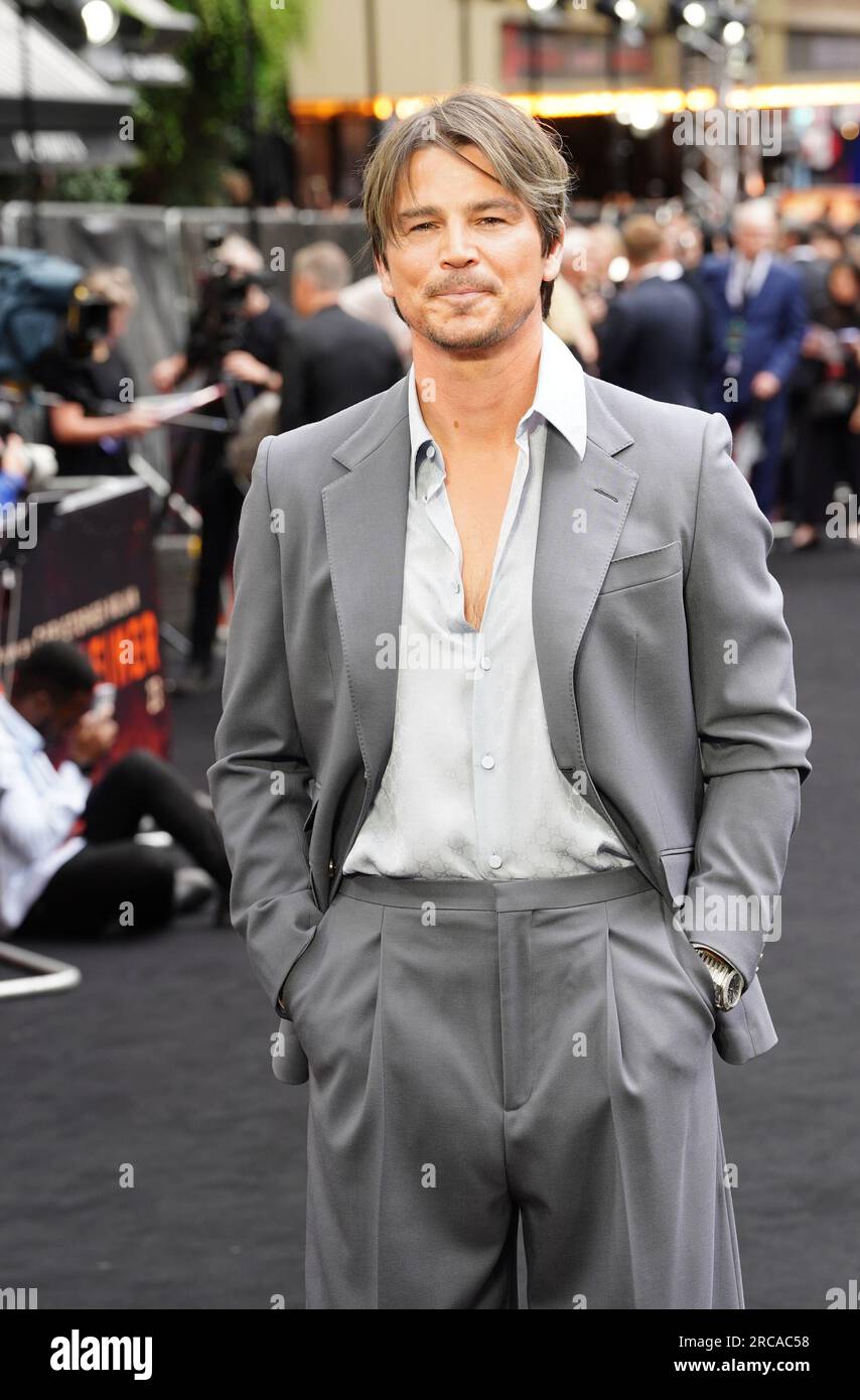 Josh Hartnett arrives for the UK premiere of Oppenheimer, at the Odeon Luxe, Leicester Square in ...