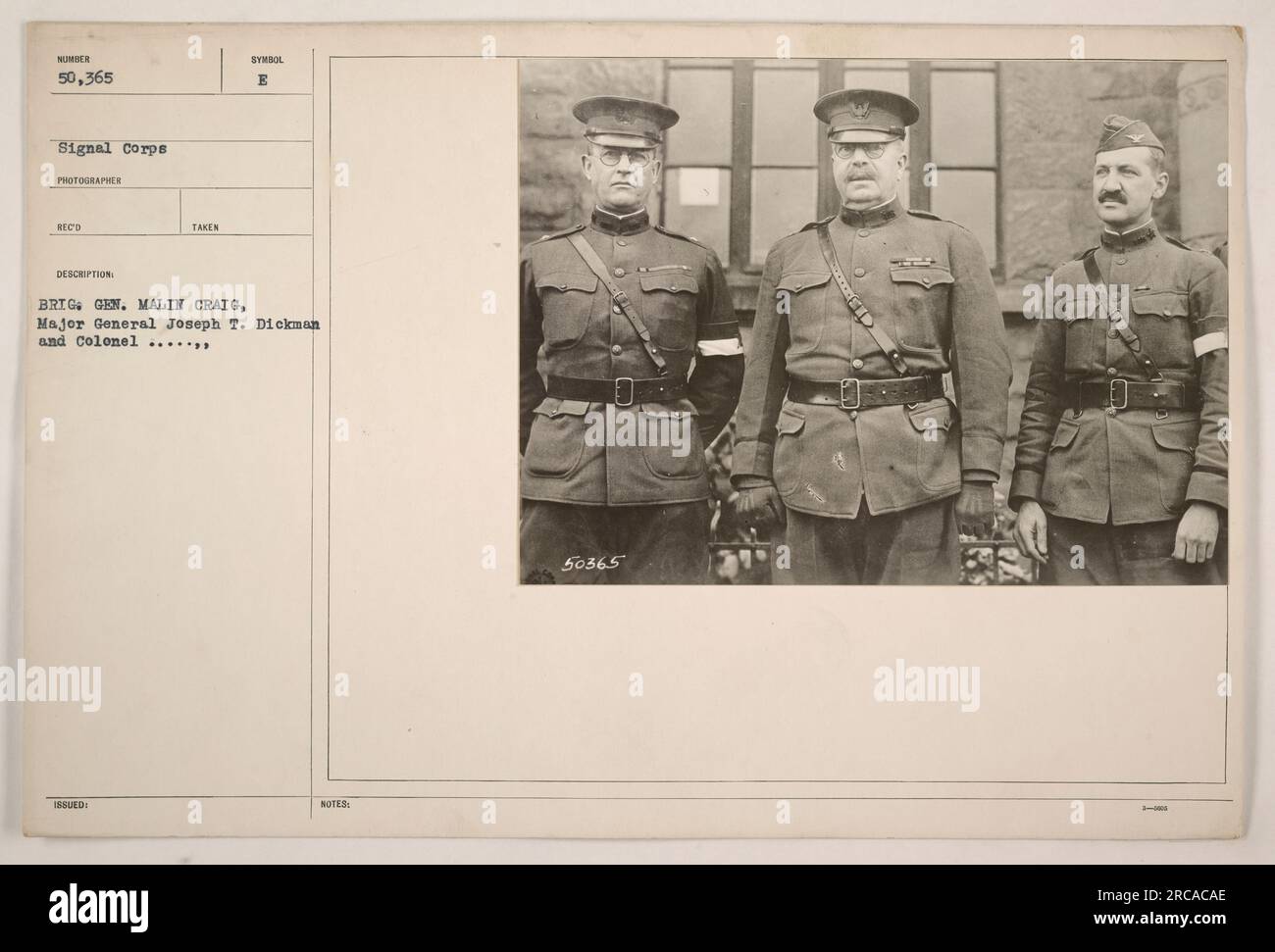 Brigadier general malin craig hi-res stock photography and images - Alamy