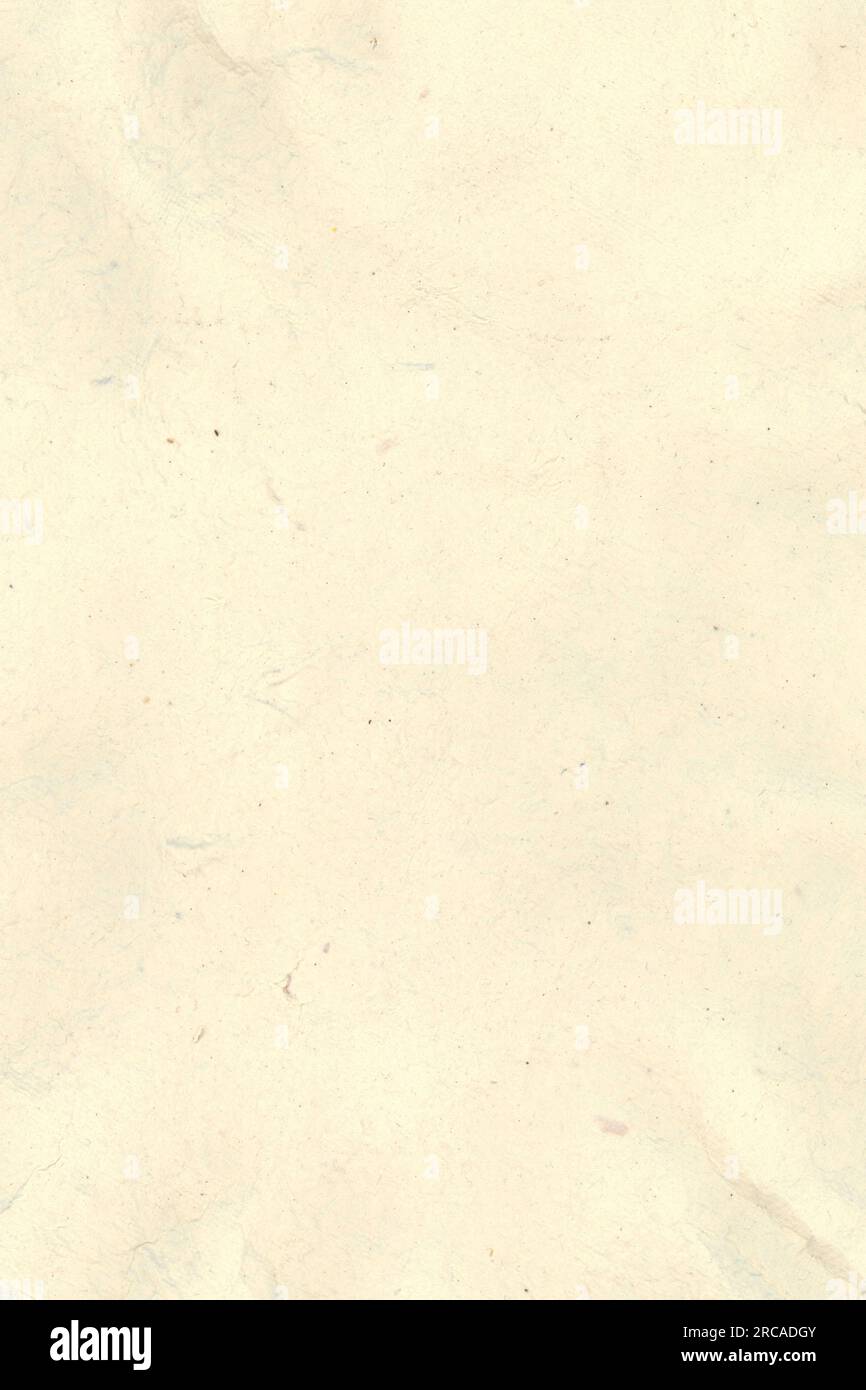 Thick handmade paper with a lot of structure. Light yellow vertical ...