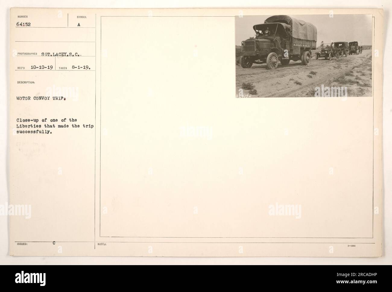 Close-up of a Liberty vehicle that successfully completed a motor ...