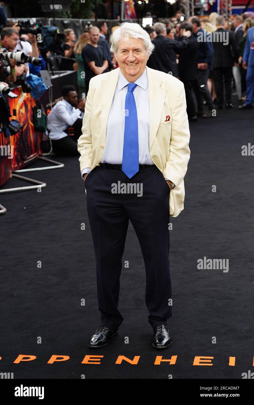 Tom Conti arrives for the UK premiere of Oppenheimer, at the Odeon Luxe ...