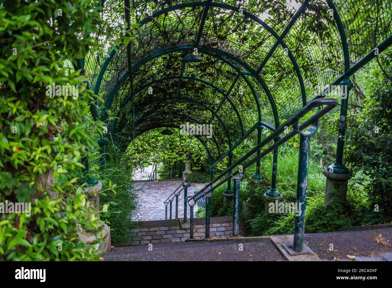 Belleville Park, Parc de Belleville, 20th arrondissement, Paris, France ...