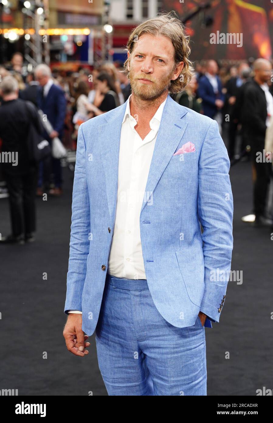 Jefferson Hall arrives for the UK premiere of Oppenheimer, at the Odeon Luxe, Leicester Square ...