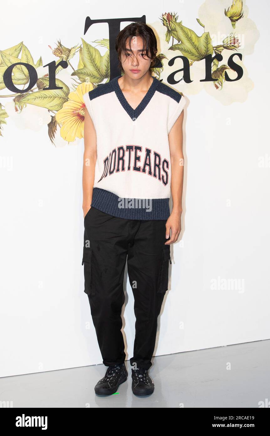Seoul, South Korea. 13th July, 2023. South Korean model Hong Tae-joon ...