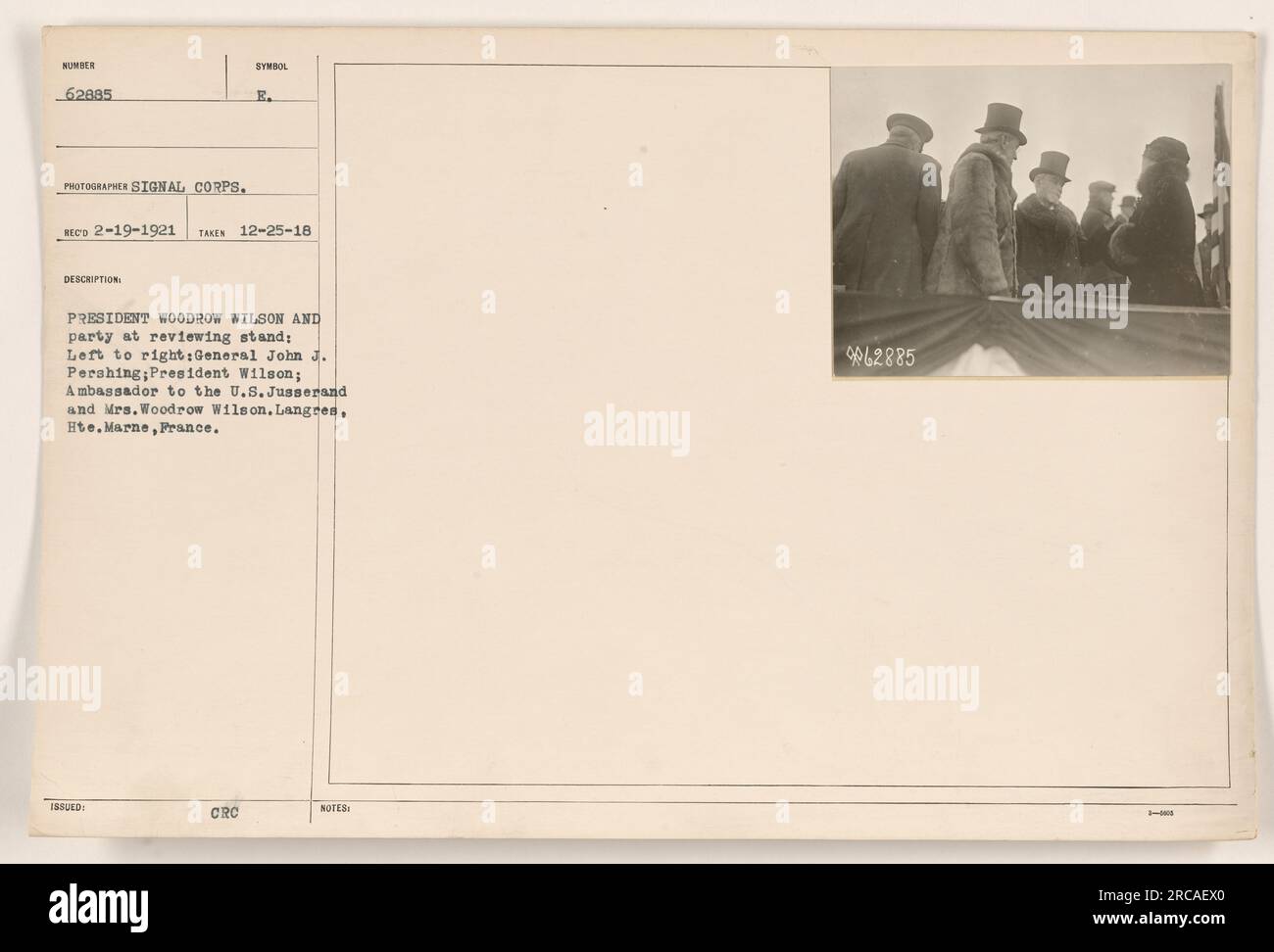 World war 1 american delegation hi-res stock photography and images - Alamy