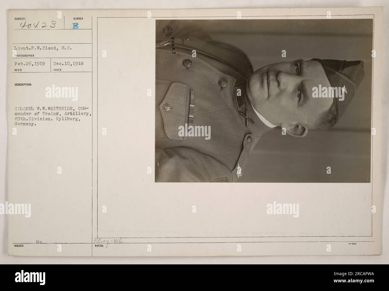 Lieutenant P.W. Cloud, S.C., captured this photograph on February 26 ...