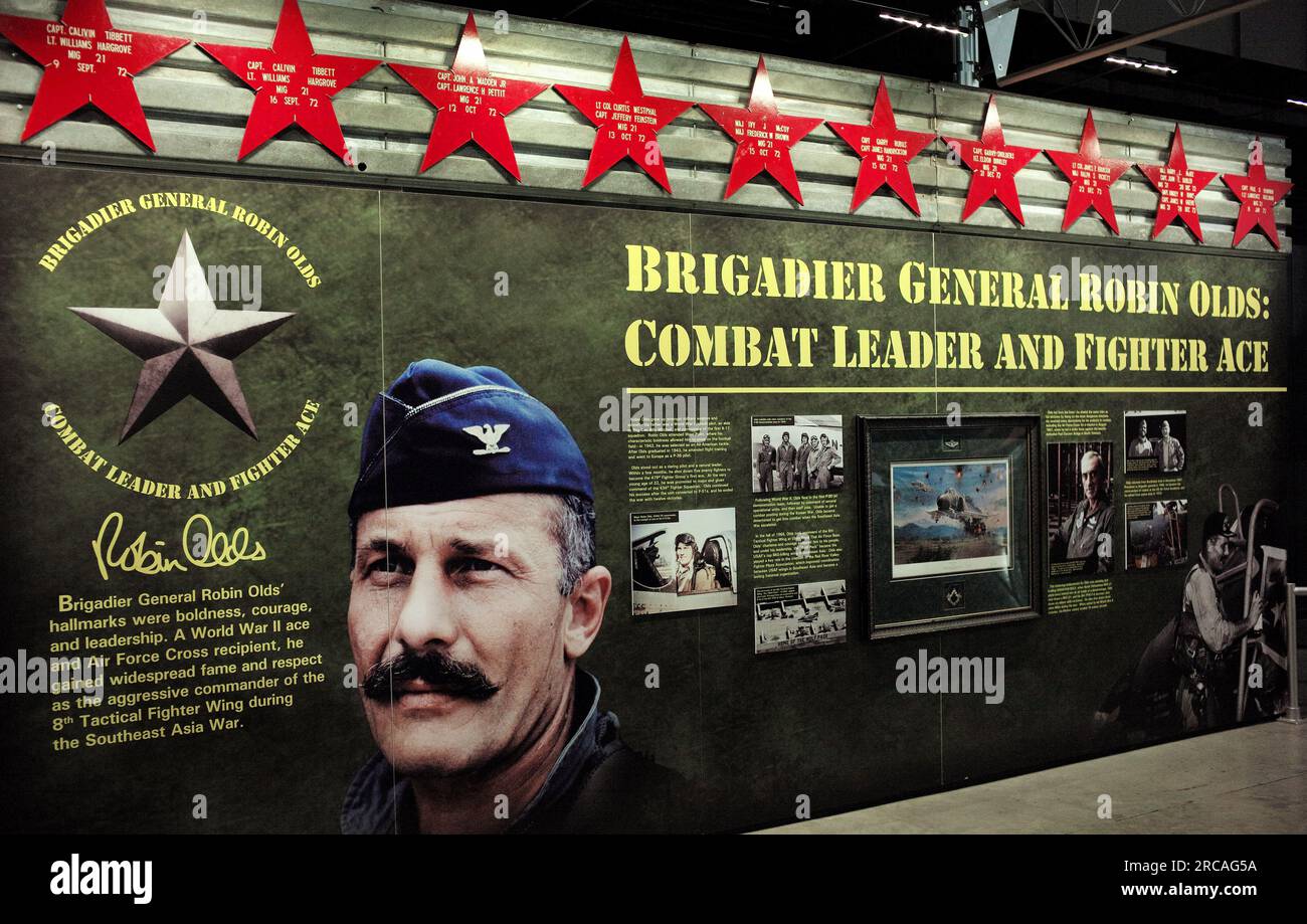 Brigadier General Robin Olds memorial at National Museum of the U.S ...