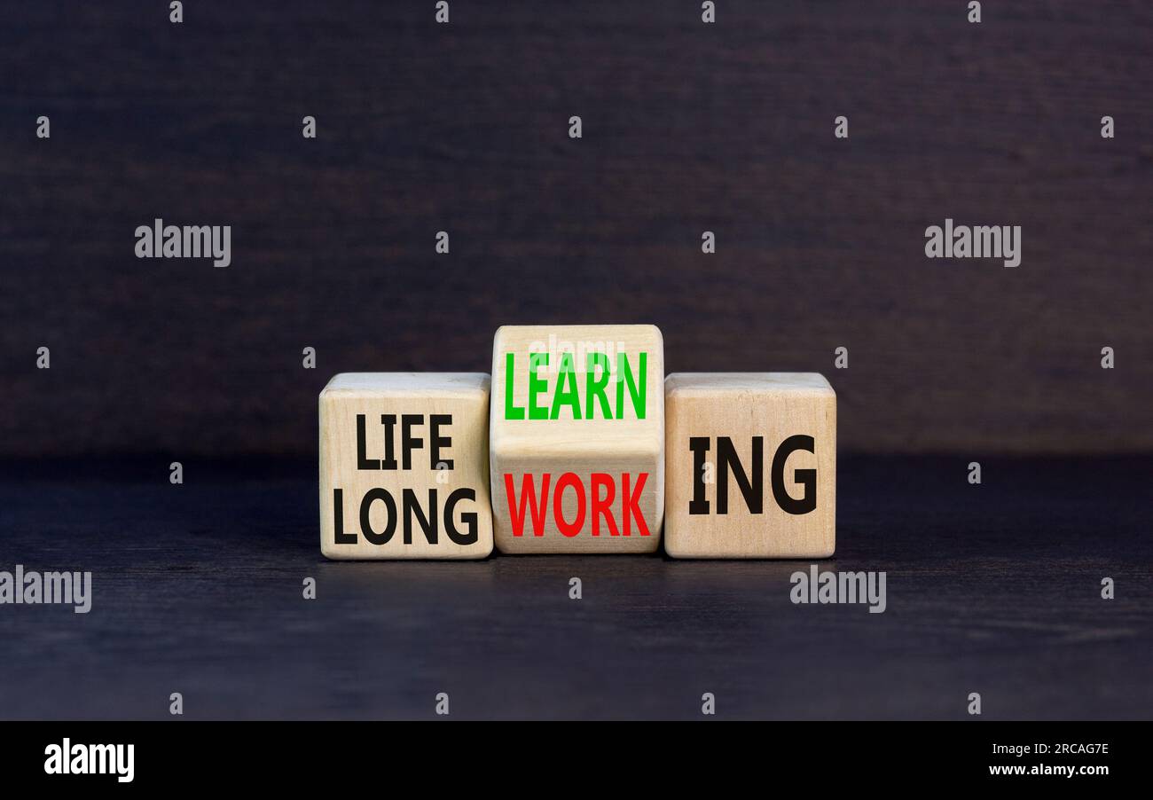 Lifelong learning working symbol. Concept word Lifelong learning ...
