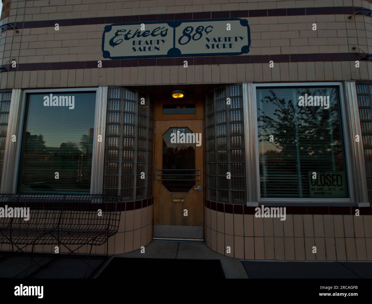 Art Deco Store Stock Photo - Alamy