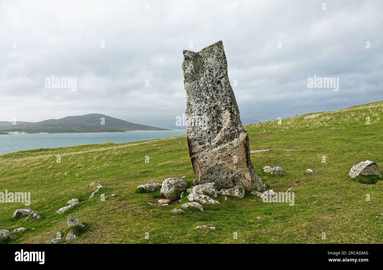 Clach Mhic Leoid, MacLeods Stone, Clach Macleod, prehistoric Neolithic ...