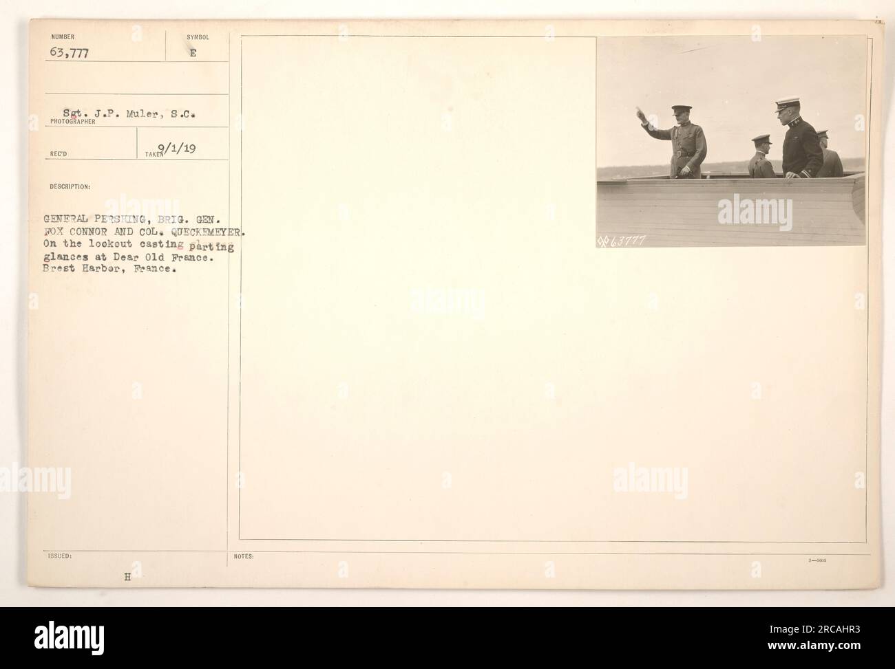 Colonel fox connor hi-res stock photography and images - Alamy