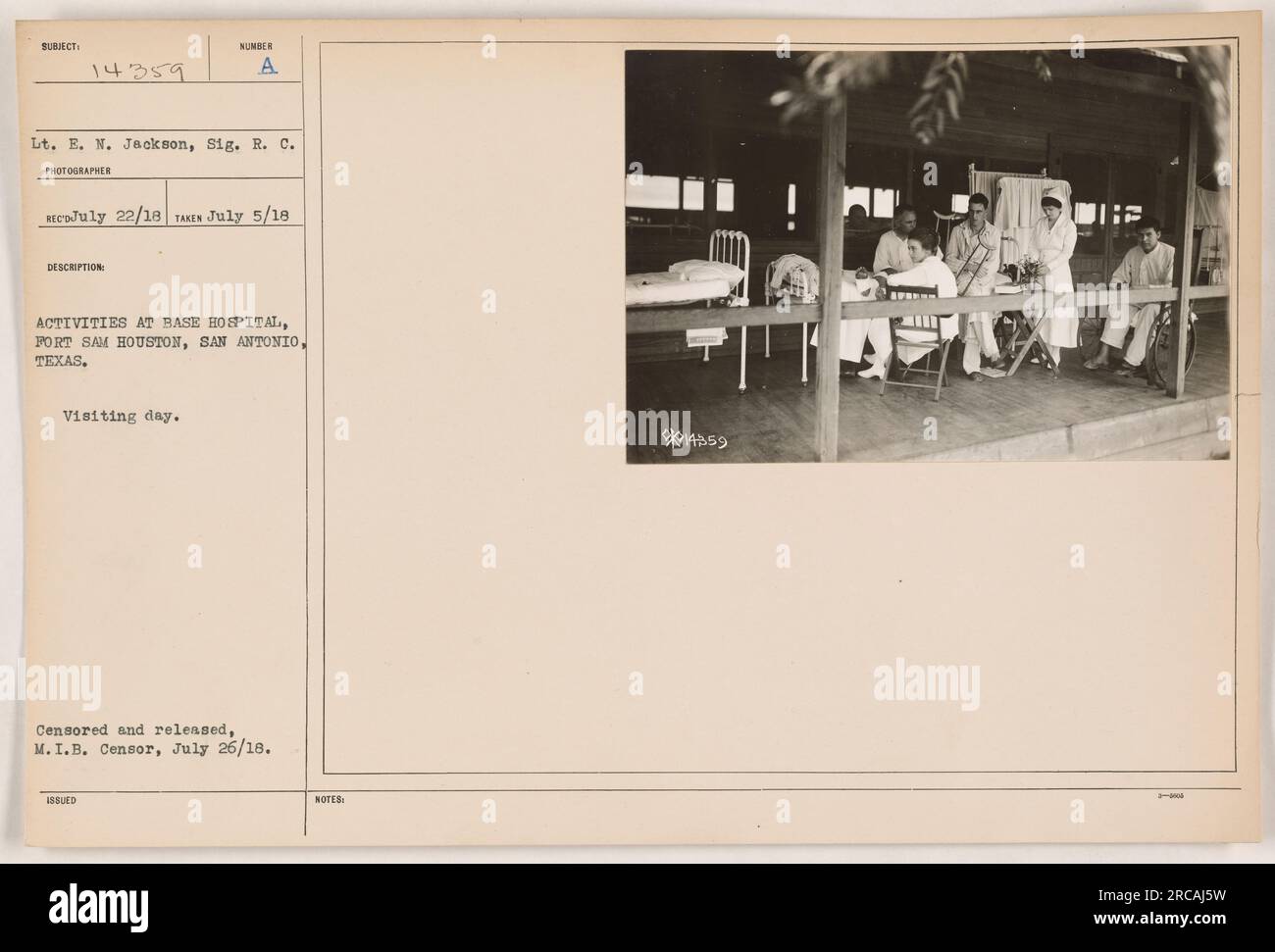 Lt. E. N. Jackson of the Signal Reserve Corps is pictured in this ...