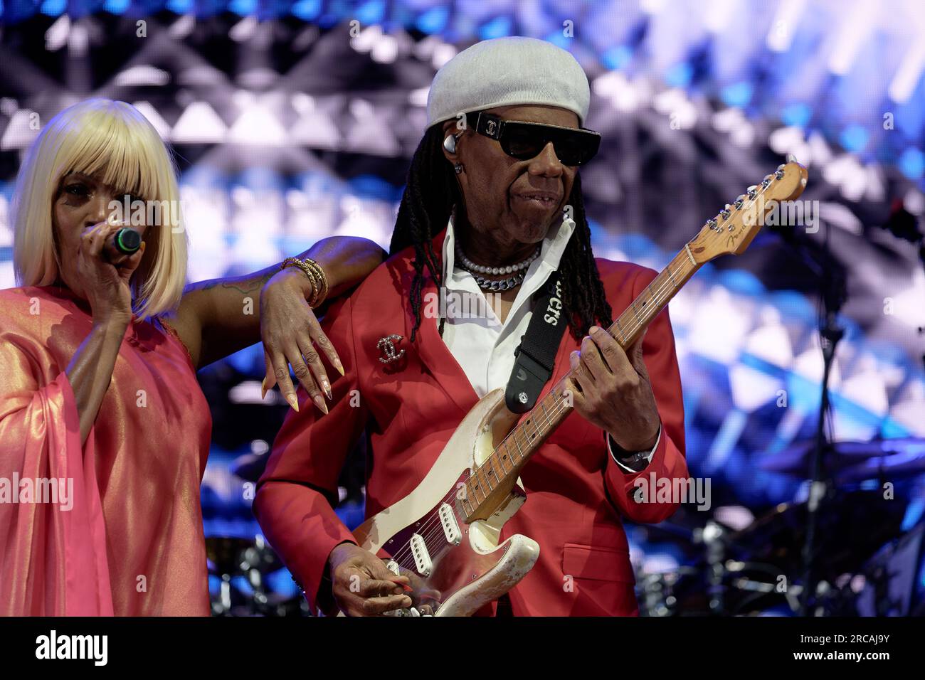 Nile Rodgers, Rochester Castle Concerts 2023 Stock Photo - Alamy