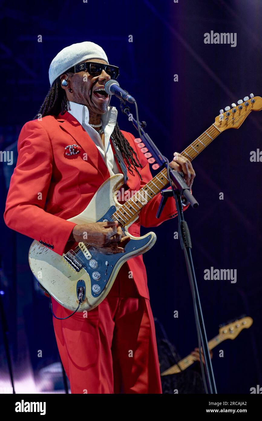 Nile Rodgers, Rochester Castle Concerts 2023 Stock Photo - Alamy