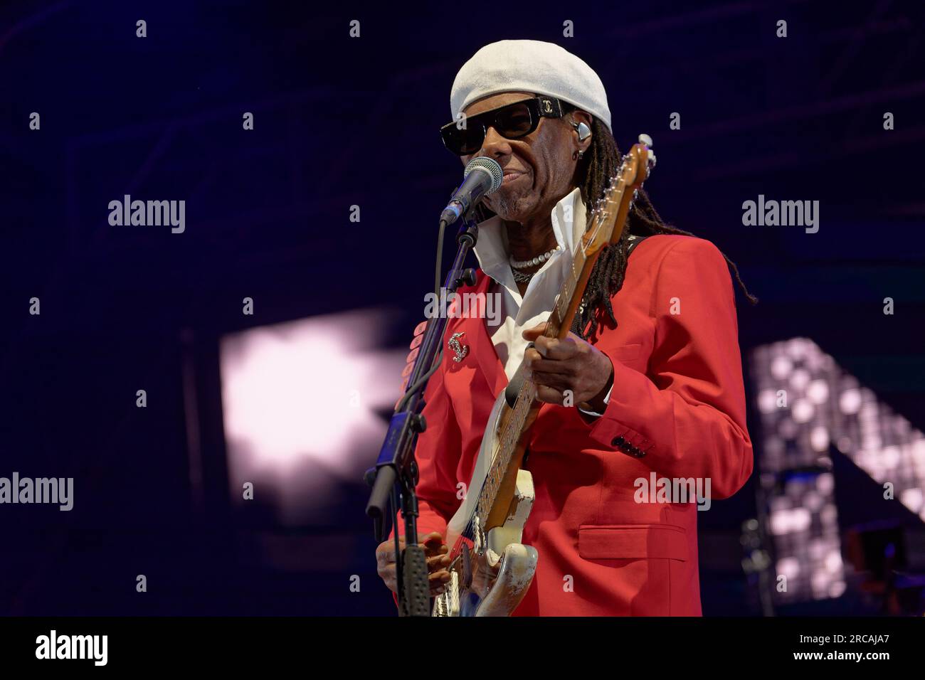 Nile Rodgers, Rochester Castle Concerts 2023 Stock Photo - Alamy