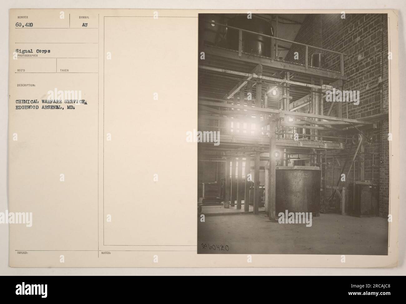 Soldiers of the Chemical Warfare Service at Edgewood Arsenal in ...