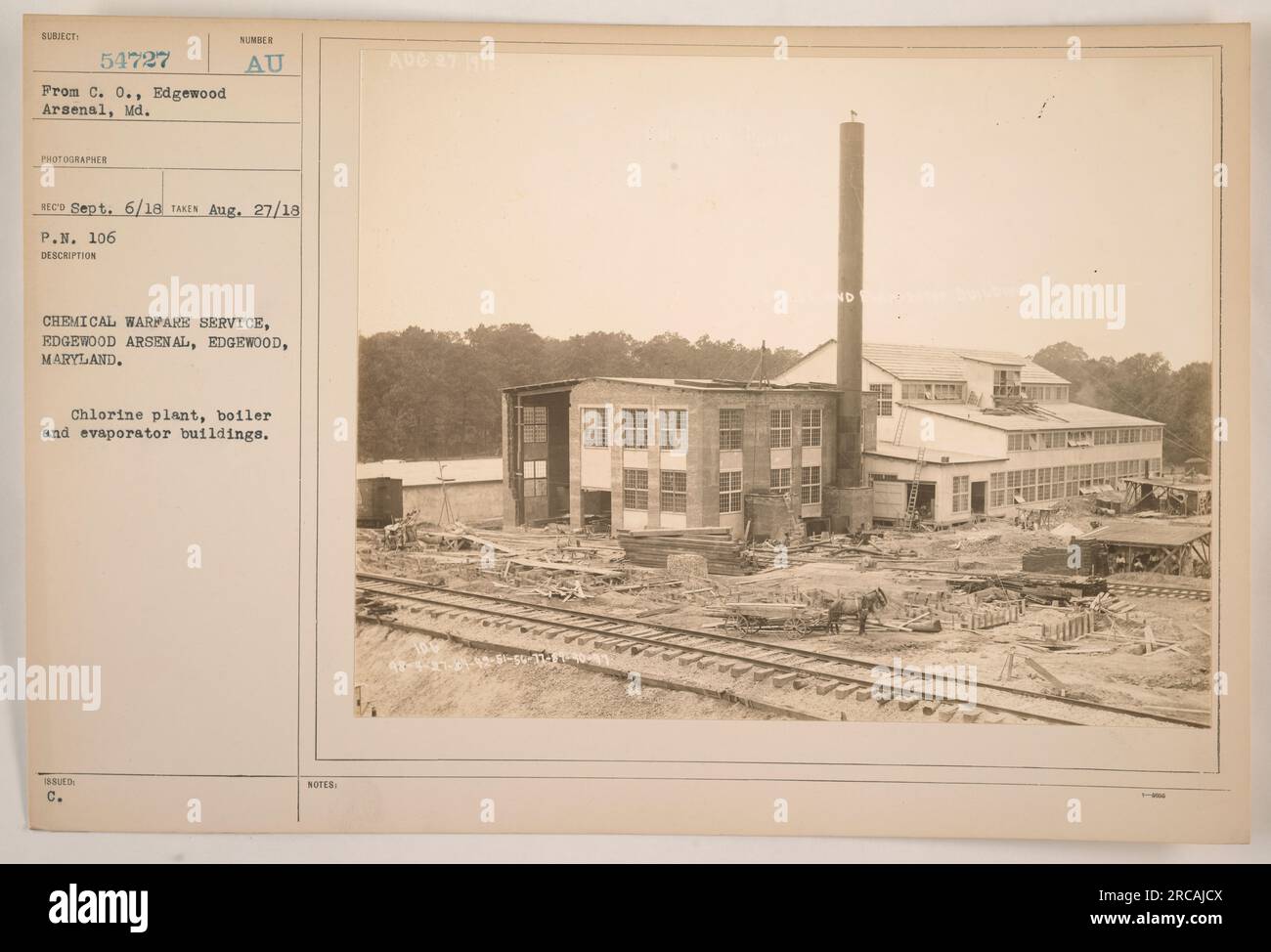 EVAPORATOR BUILDINGS: This image shows the Chlorine Plant at Edgewood ...