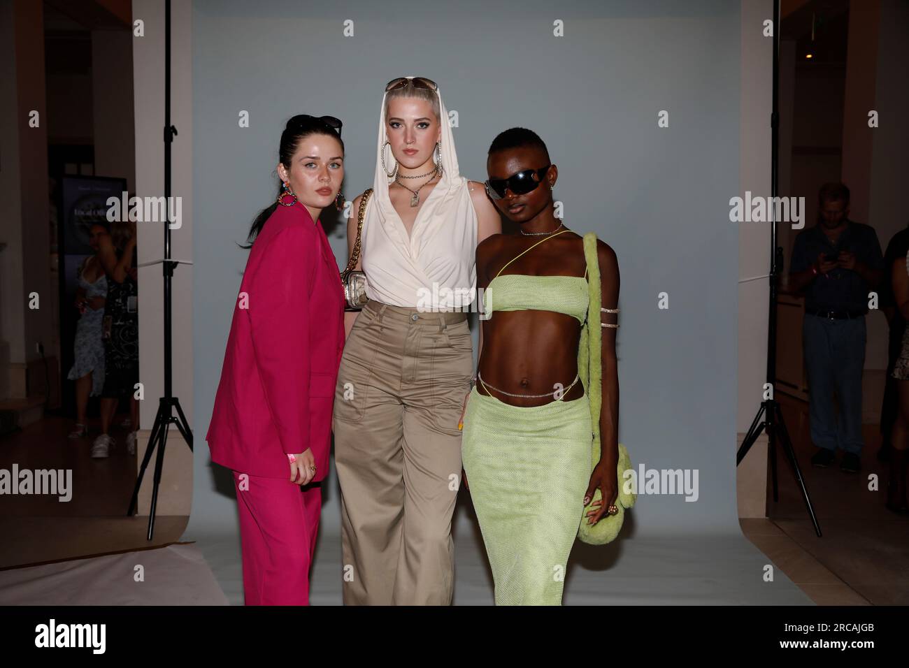 Coco Clever, Lou-Anne Gleissenebner und Noëlla Mbomba bei der Anja ...