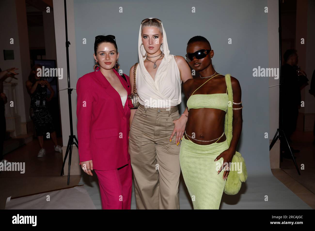 Coco Clever, Lou-Anne Gleissenebner und Noëlla Mbomba bei der Anja ...