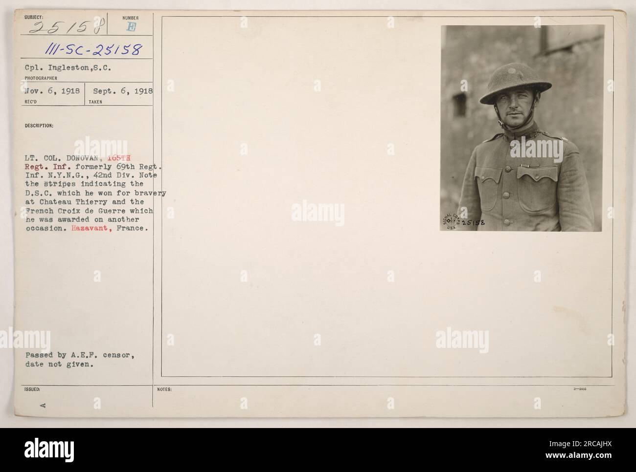 165th regt infantry hi-res stock photography and images - Alamy