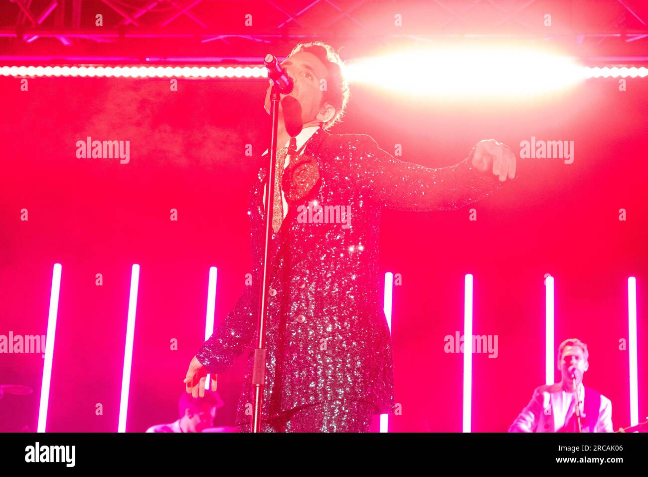 Mika, stage name of Michael Holbrook Penniman Jr during his live ...