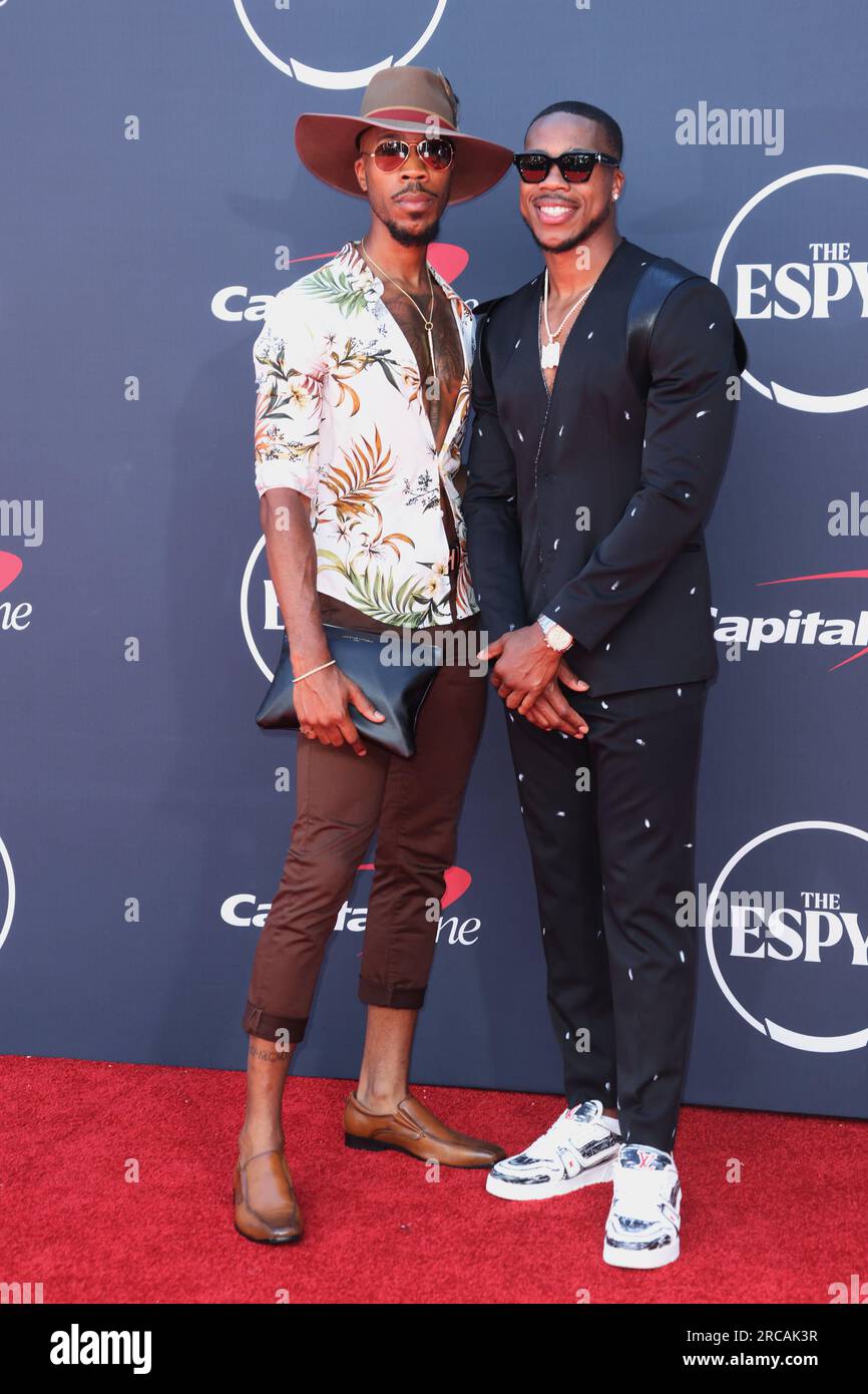 Hollywood, CA, July 12, 2023. Jonathan Williams and Marcus Williams at ...