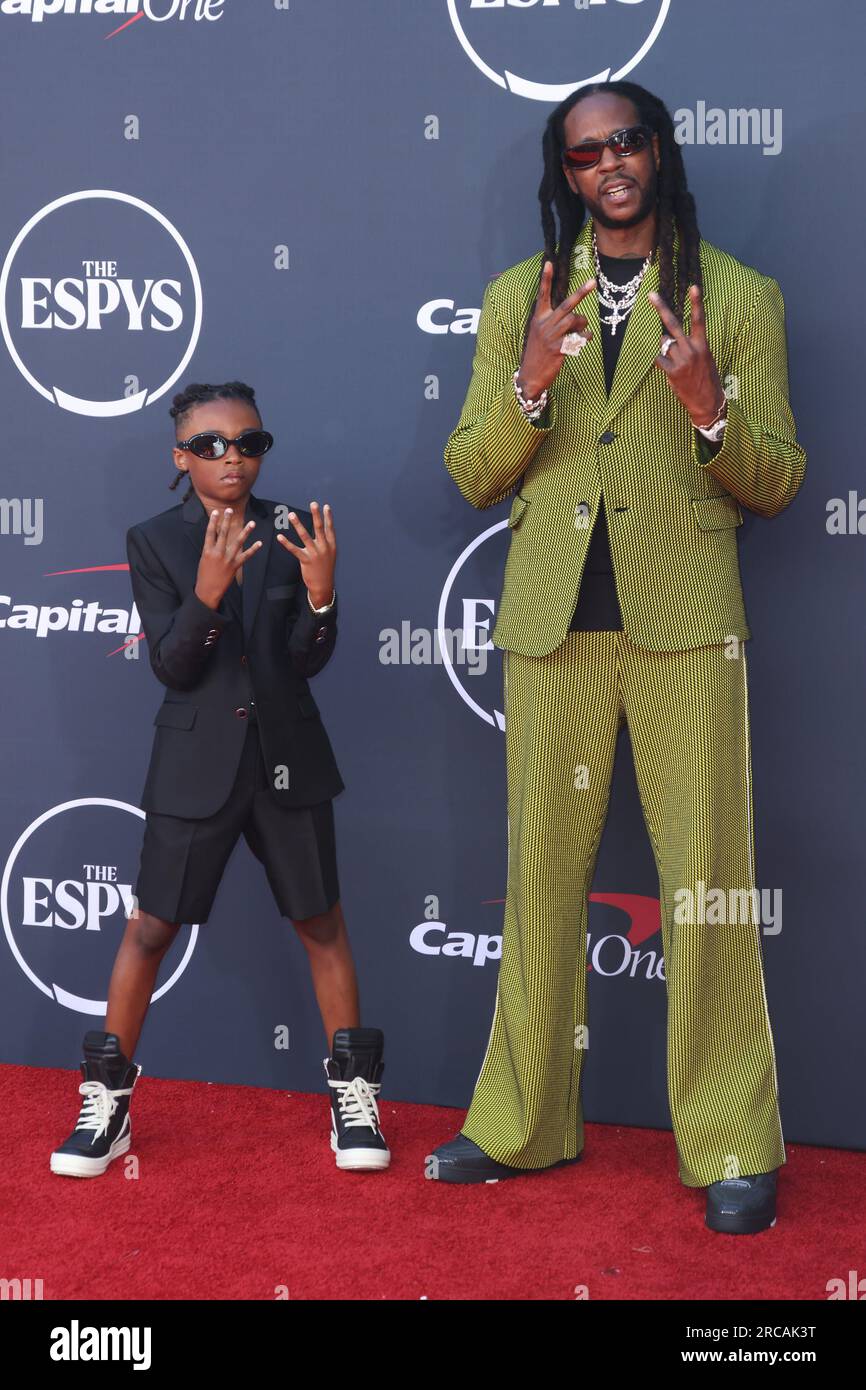 Hollywood, CA, July 12, 2023. King Halo and 2 Chainz at The 2023 ESPY ...