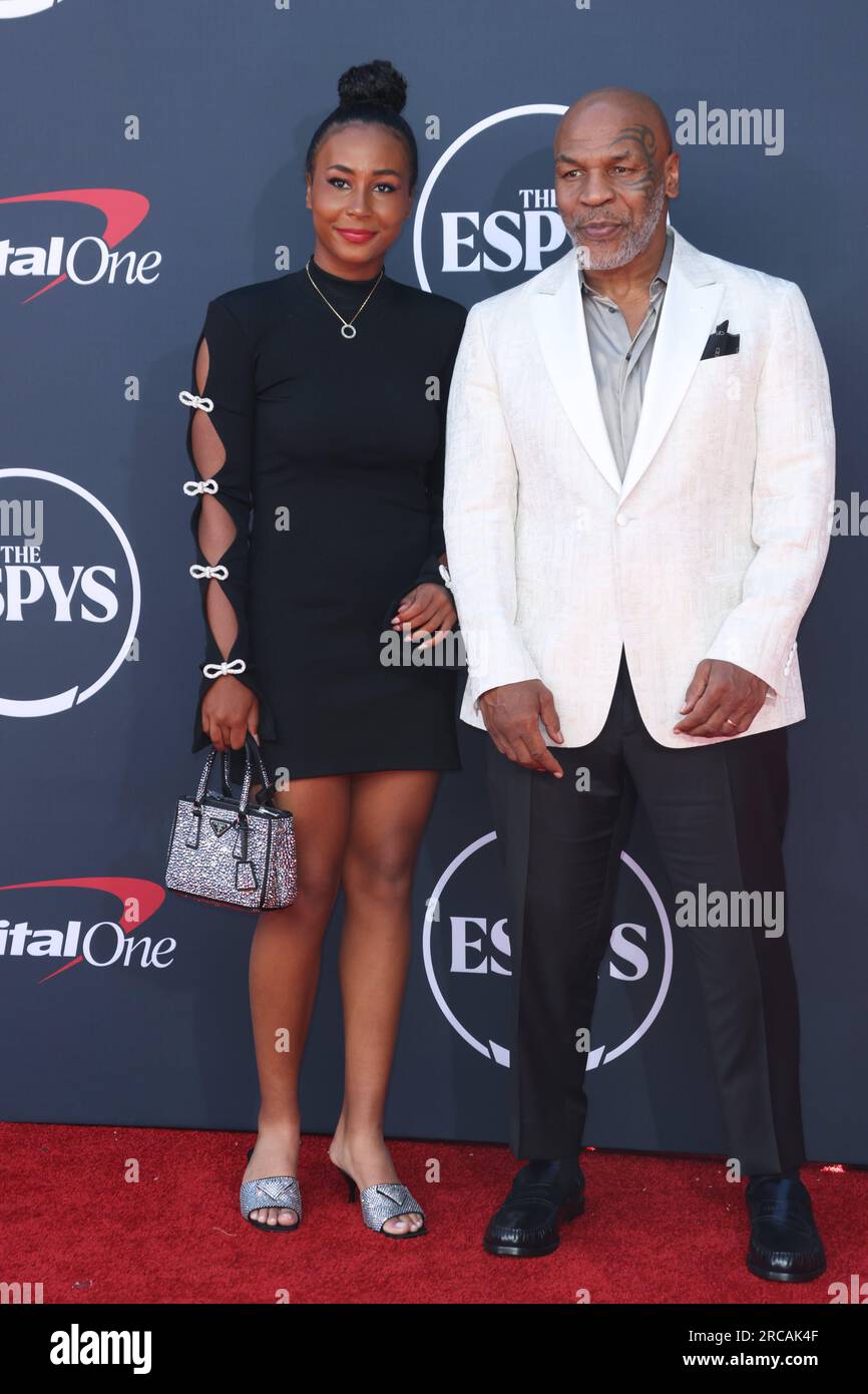 Hollywood, CA, July 12, 2023. Lakiha Spicer and Mike Tyson at The 2023 ...