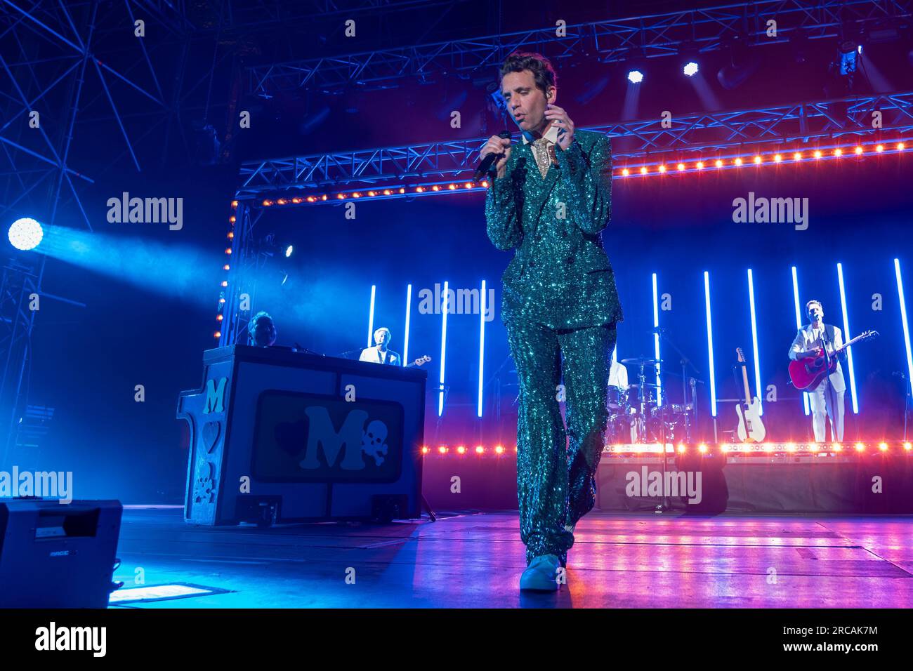 Marostica, Italy. 12th July, 2023. Mika, stage name of Michael Holbrook ...