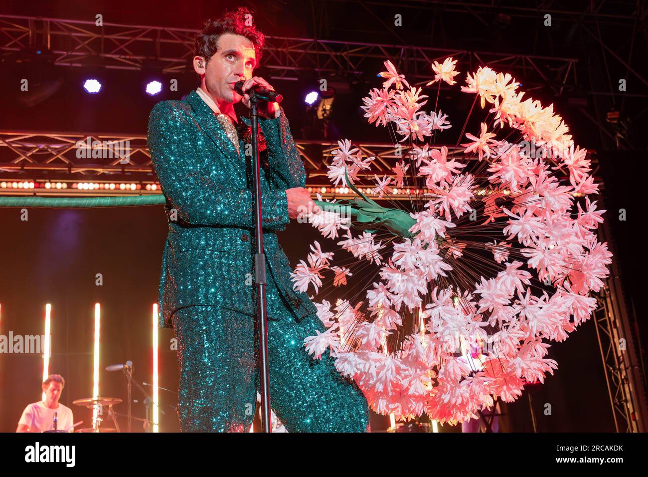 Mika, stage name of Michael Holbrook Penniman Jr during his live ...