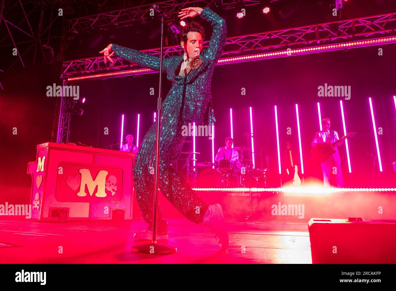 Marostica, Italy. 12th July, 2023. Mika, stage name of Michael Holbrook ...