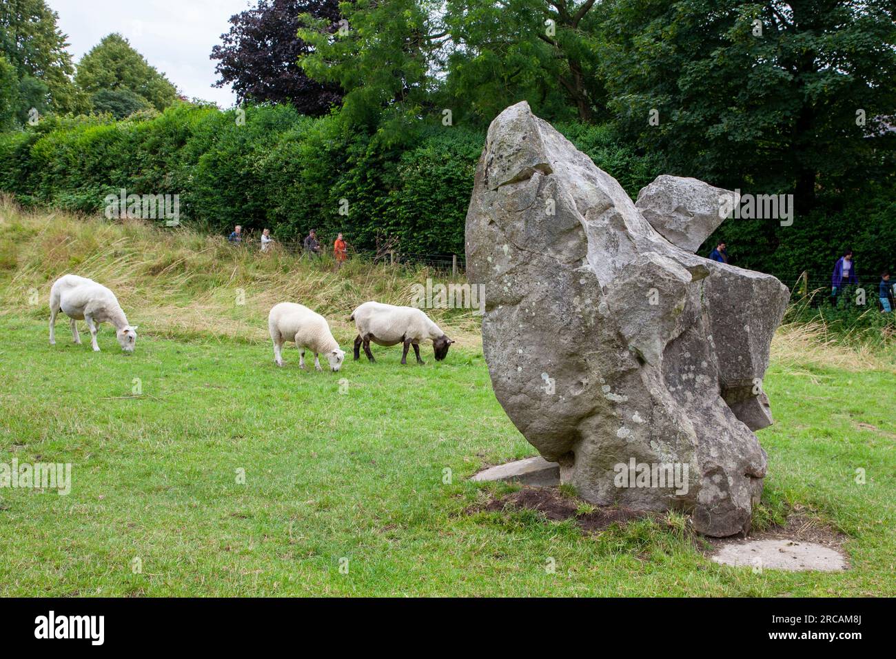 Avebury a Neolithic henge monument Stock Photo - Alamy