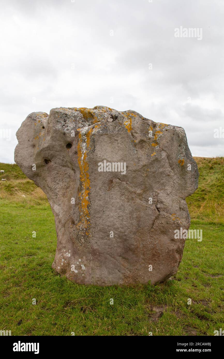 Avebury a Neolithic henge monument Stock Photo - Alamy