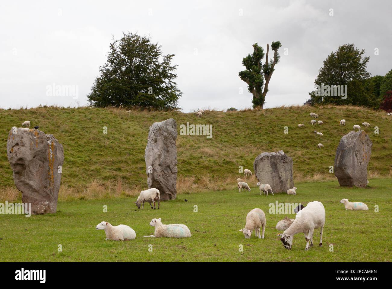 Avebury a Neolithic henge monument Stock Photo - Alamy