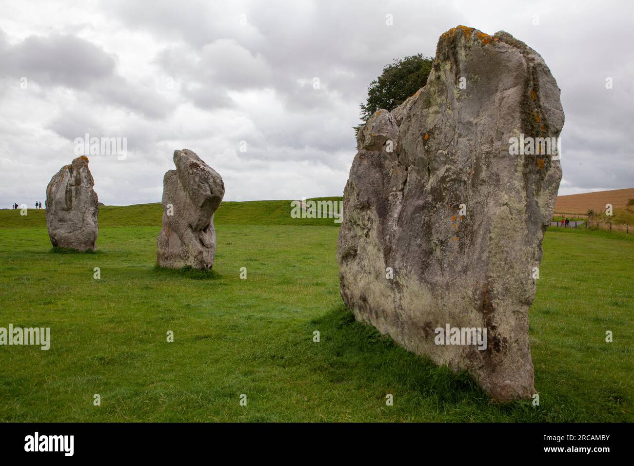 Avebury a Neolithic henge monument Stock Photo - Alamy