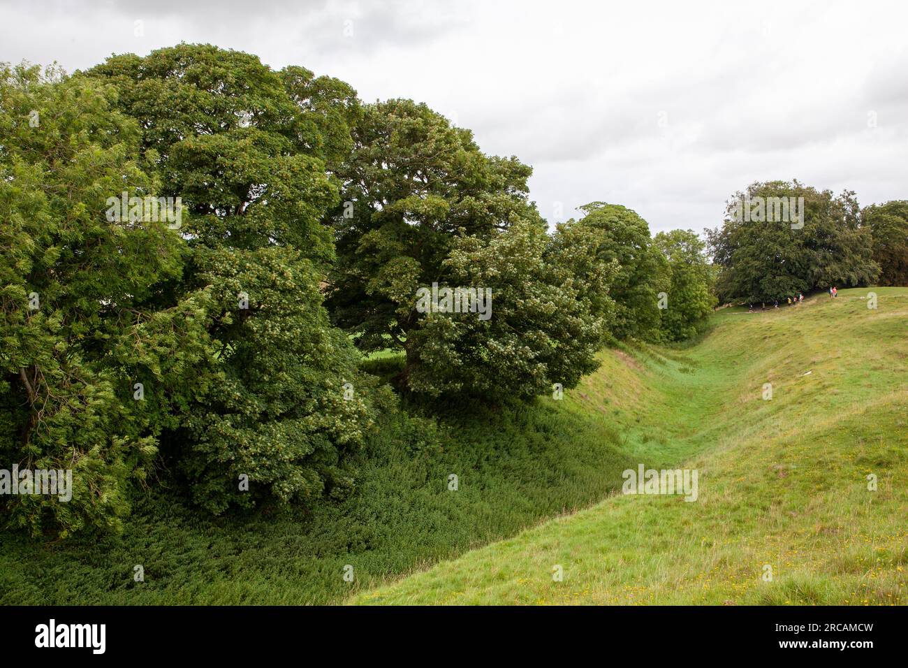 Henge at Avebury a Neolithic henge monument Stock Photo - Alamy
