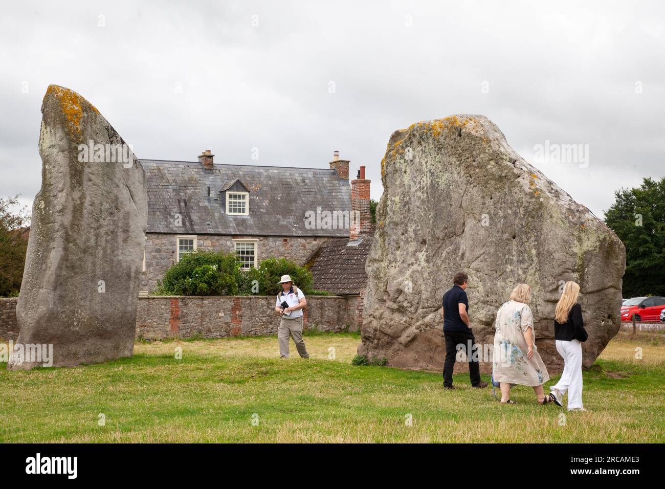 Avebury a Neolithic henge monument Stock Photo - Alamy
