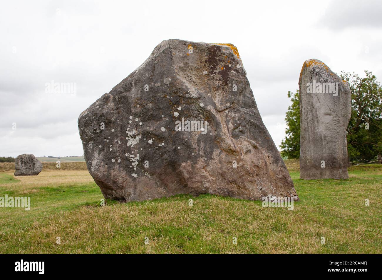 Avebury a Neolithic henge monument Stock Photo - Alamy