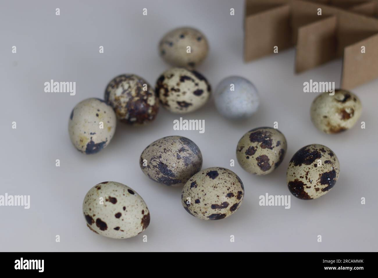 Quail eggs. Quail eggs are a kind of eggs eaten as food and considered ...