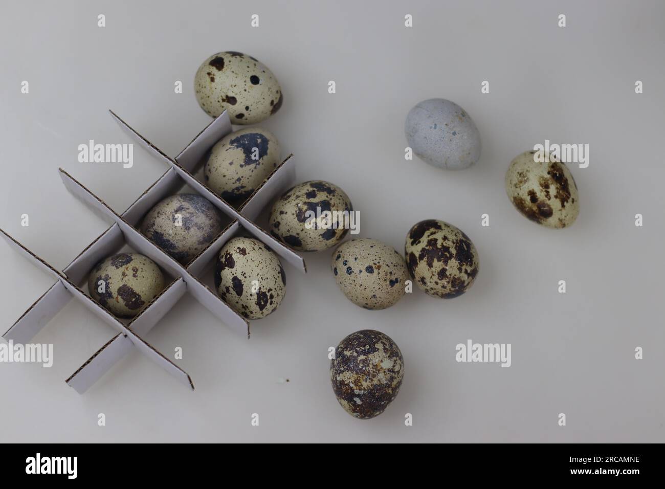 Quail eggs. Quail eggs are a kind of eggs eaten as food and considered ...